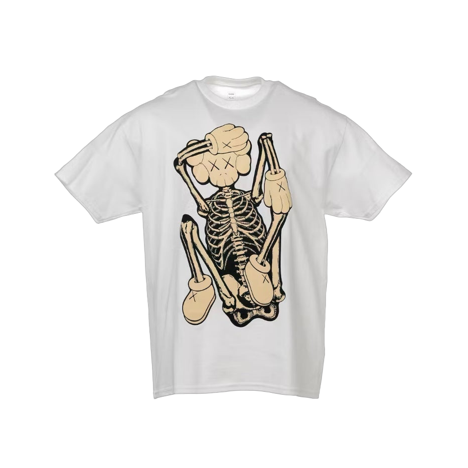 Kaws x Skeleton New Fiction Bone White